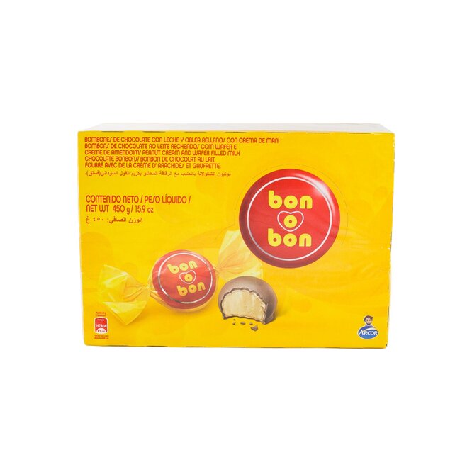 🛒 BOMBONES D/CHOCO C/LECHE BON O BON 450G | Superseis Online – Sabemos ...
