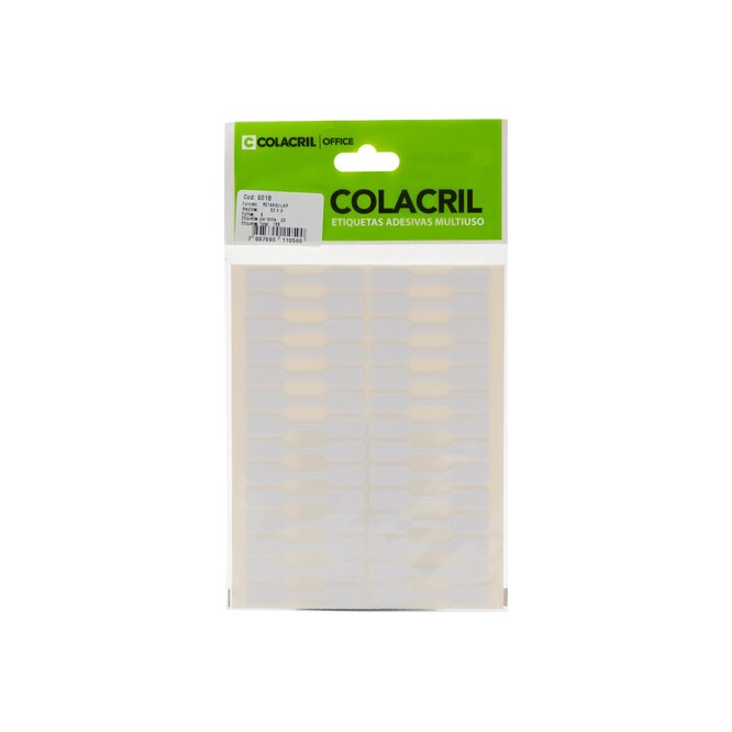 🛒 ETIQUETA ADH MULTIUSO RECT COLACRIL 6018 | Superseis Online – Sabemos ...