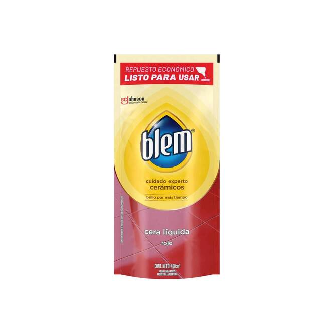 🛒 Cera líquida para cerámicos roja en repuesto Blem 450 ML | Superseis ...