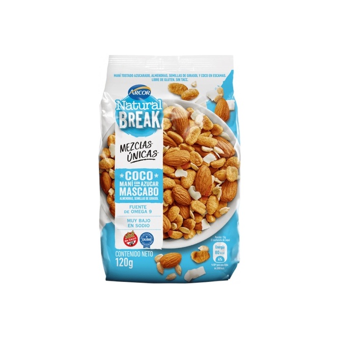 🛒 MANICOCO Y AZUC MASCABO NAT BREAK 120GR | Superseis Online – Sabemos ...