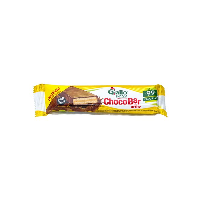 🛒 CHOCOBAR DE ARROZ 20 GR GALLO. | Superseis Online – Sabemos lo que te ...