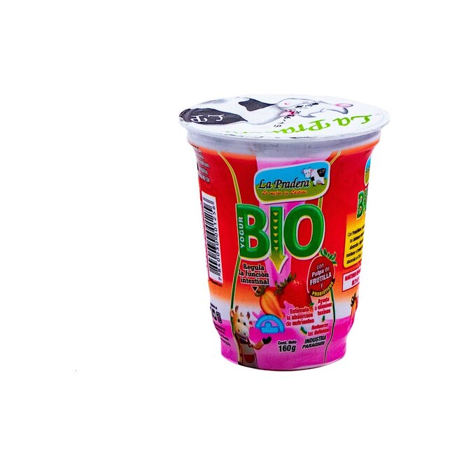 🛒 YOGUR BIO ENTERO FRUTILLA 160GR LA PRADE | Superseis Online – Sabemos ...