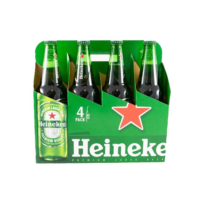 🛒 CERVEZA HEINEKEN 650 ML X 4UN PACK X CAJ | Superseis Online – Sabemos ...