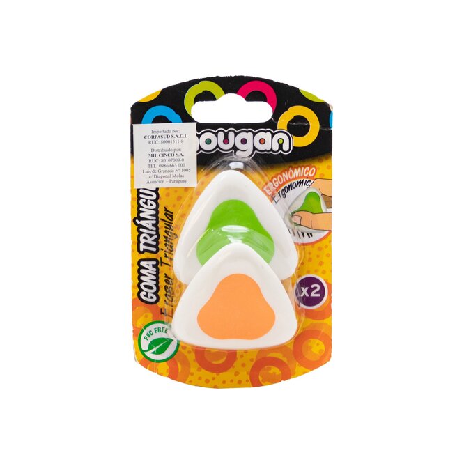 🛒 BORRADOR TRIANGULO 2 UNIDADES MOUGAN | Superseis Online – Sabemos lo ...
