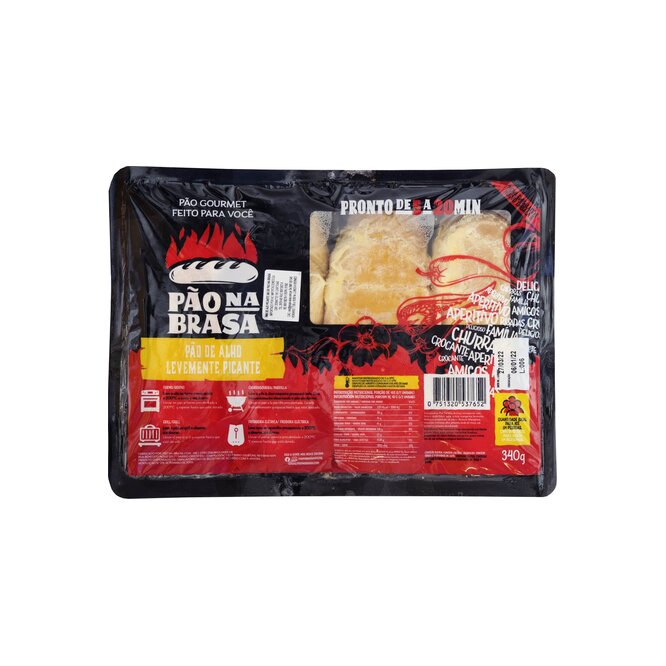 🛒 PAN DE AJO PICANTE PAO NA BRASA 340GR | Superseis Online – Sabemos lo ...