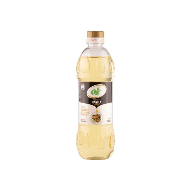 🛒 Aceite de canola gourmet botella Ok 500 ml | Superseis Online – Sabemos lo que te gusta 🍃