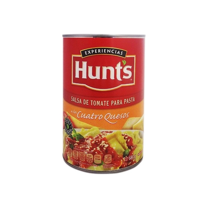 🛒 SALSA D/TOMATE CUATRO QUESOS 680GR HUNTS | Superseis Online – Sabemos ...