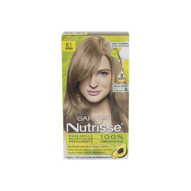 🛒 TINTURA GARNIER NUTRISSE TONO 81 AVENA | Superseis Online – Sabemos ...