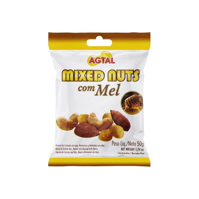 🛒 MIX MANI Y FRUT SECAS C/MIEL AGTAL 50GR | Superseis Online – Sabemos ...
