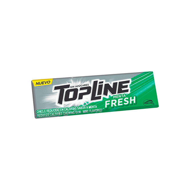 🛒 CHICLE TOPLINE MENTA FRESH 11G | Superseis Online – Sabemos lo que te ...