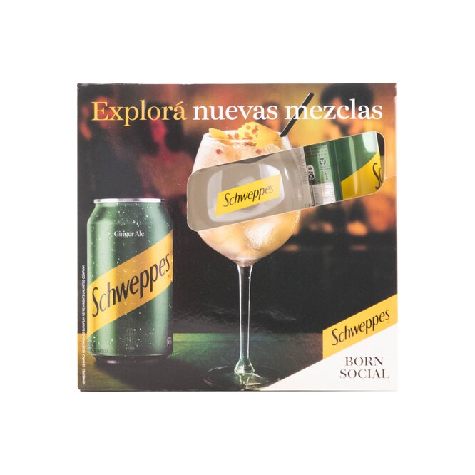 🛒 AGUA TON/GINGER ALE 2UN SCHWEPPES 350ML | Superseis Online – Sabemos ...