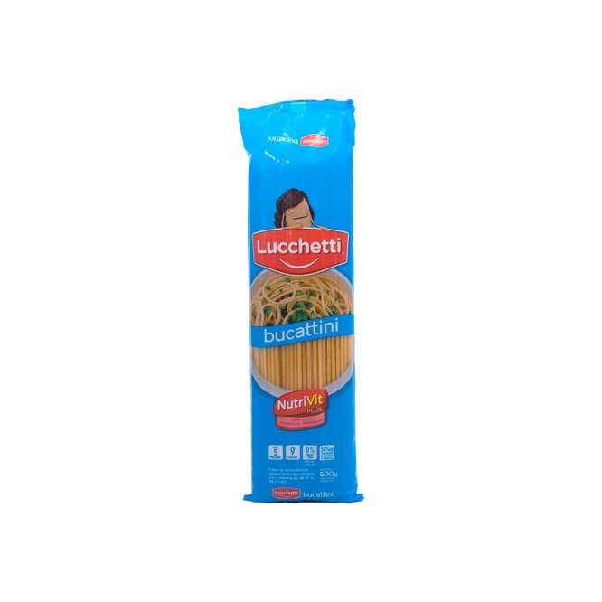 🛒 FIDEOS NUTRIVIT LUCCHETTI PLUS BUCATTIN | Superseis Online – Sabemos ...