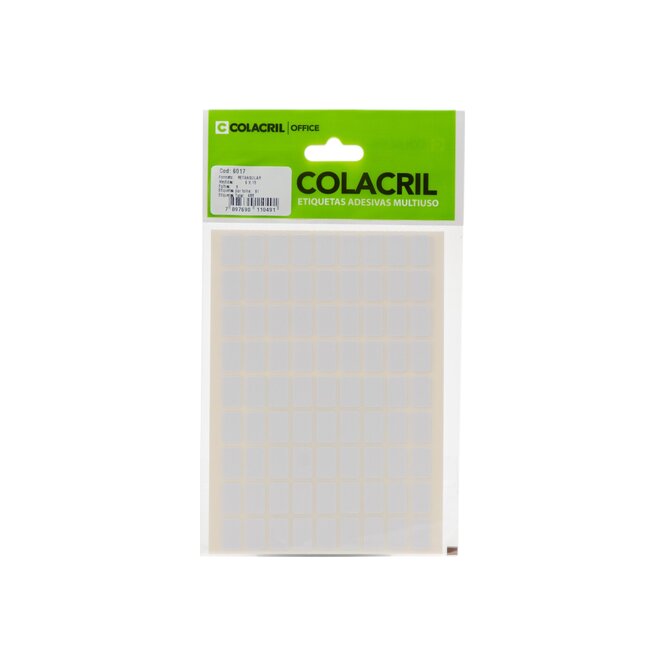 🛒 ETIQUETA ADH MULTIUSO RECT COLACRIL 6017 | Superseis Online – Sabemos ...