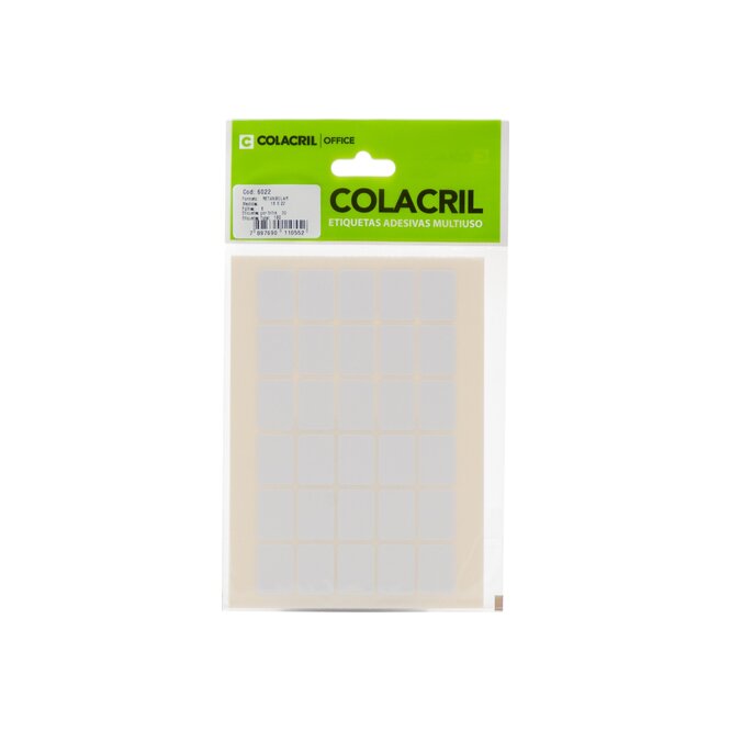 🛒 ETIQUETA ADH MULTIUSO RECT COLACRIL 6022 | Superseis Online – Sabemos ...