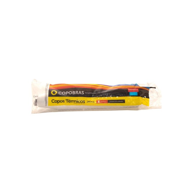 🛒 VASO TERMICO 240ML 25UN COPOBRAS BSA | Superseis Online – Sabemos lo ...