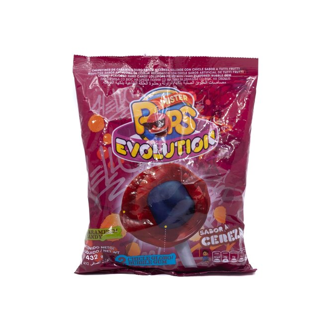 🛒 Chupetín Evolution cereza Mister Pops 432 gramos | Superseis Online ...